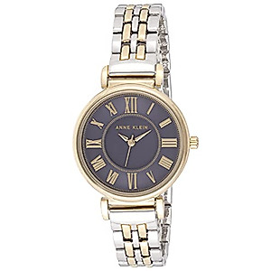 Anne Klein Women's AK/2159NVTT Two-Tone Bracelet Watch