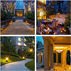 TAIYALOO G4 Bulb 12 Pack Crystal Clear Halogen Light Bulb 2 Pin 12V 20W JC T3 Bi-Pin G4 Base Dimmable 2700K Warm White 2 Prong Light Bulb for Under Cabinet Puck Light, Chandeliers, Landscape Lighting