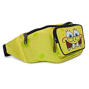 Buckle Down Nickelodeon Bag, Fanny Pack, Spongebob Squarepants Nervous Smile, Canvas