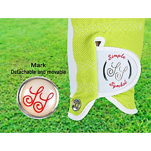 SIMPLE SYMBOL Women's RainGrip Golf Glove Two Pack,Hot Wet Weather Comfort,（Two Left Hands Or Two Right Hands Or One Pair） Four Colors to Choose from Pink/Purple/White/Green(Green,S,Right)