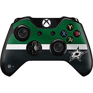 Skinit Decal Gaming Skin Compatible with Xbox One Controller - Officially Licensed NHL Dallas Stars Jersey Design