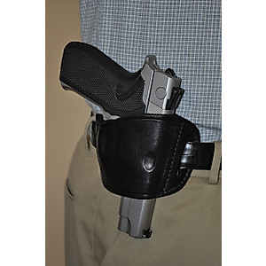Black Leather Gun Holster for Beretta Cougar 8000 Series