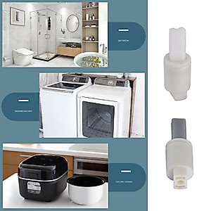 Haipink Slowly-Close Toilet Seat Buffer Pad Toilet Seat Dampener Toilet Seat Close Hinges Connectors For Gentle Lid Lowering Toilet Seat Buffer, clockwise