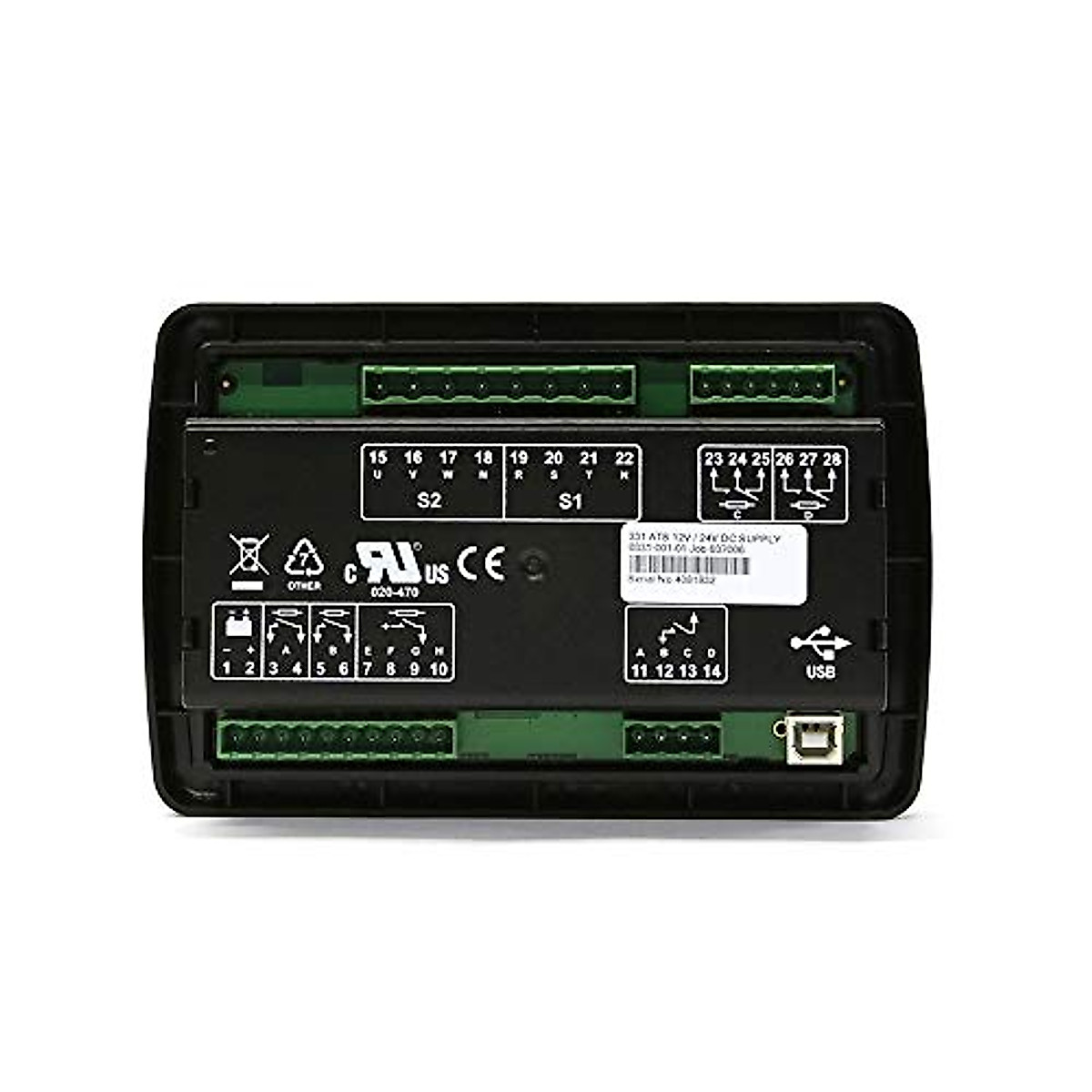 DSE331 Original - Made in UK | Auto Transfer Switch Control | DSE0331-01 Replacement to DSE330 | Monitors Voltage/Frequency of AC Supply from 2 Different Sources | 12/24 Volt