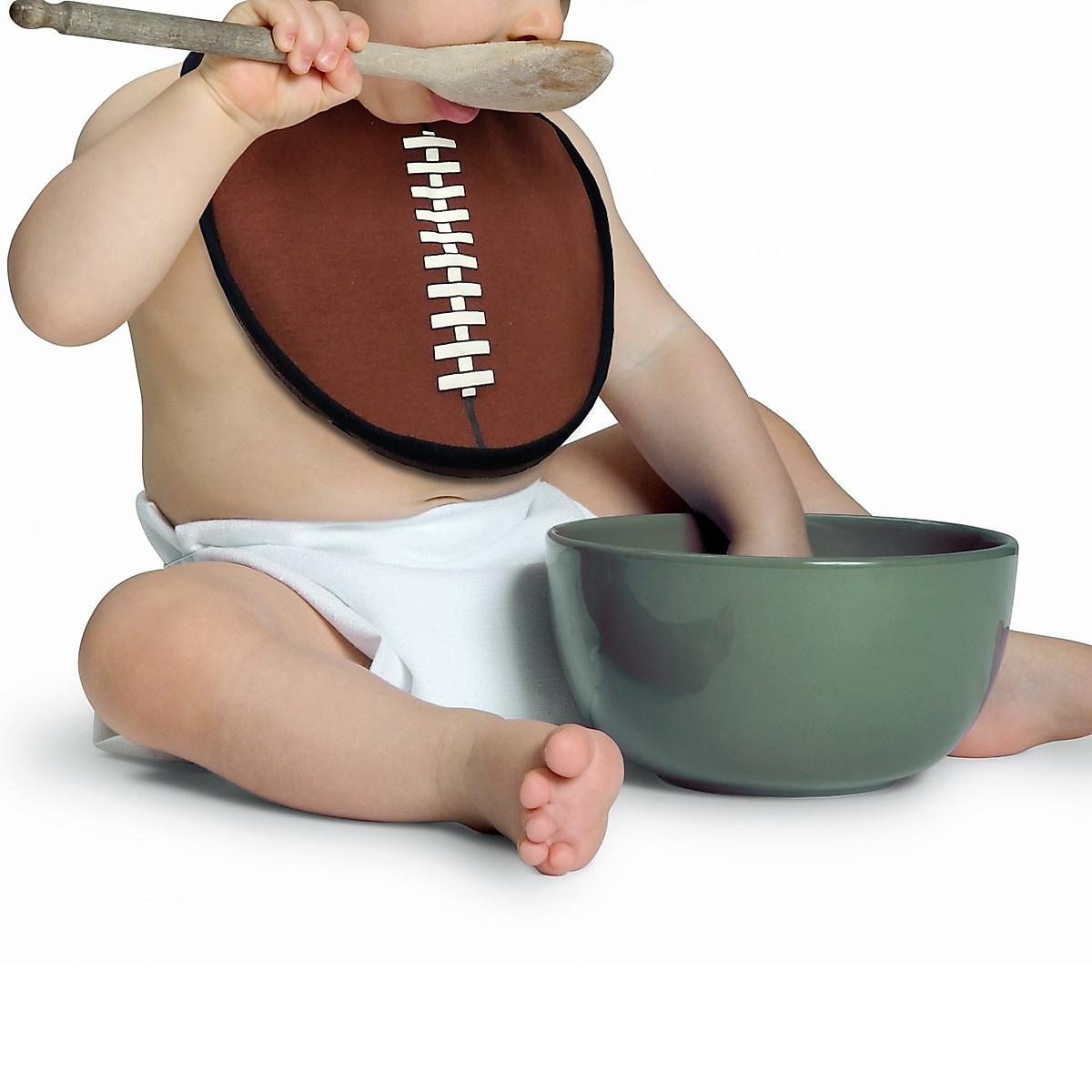 zebrum Waterproof Baby Boy Sports Bibs,Triple Layer-Cotton Front,Plastic Liner,Polyester Fleece Back,Highly Absorbent Drooling Burp Cloths for Boys Girls(5bibs)