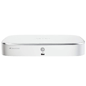 Lorex D841A82 4K Ultra HD Analog 8 Channel 1HDD 2TB Security DVR with Advanced Motion Detection and Smart Home Voice Control, Lorex Home, White