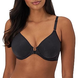 Bali Women's Comfort Revolution Front-Close Shaping Underwire Bra, Black,42B