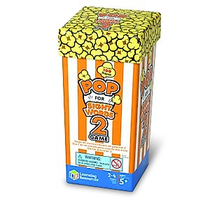 Learning Resources Pop for Sight Words 2 Game, Homeschool, Early Vocabulary and Phonics Classroom Game, 100 Pieces, 2-4 Players, Ages 5+