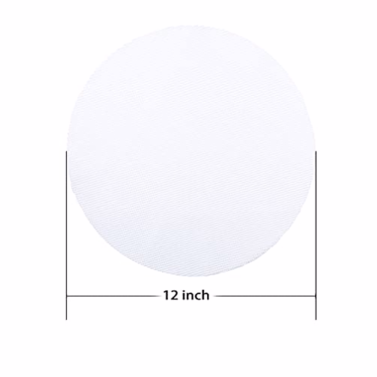 5Pieces 12 Inch Silicone Steamer Liners, Roud Non Stick Silicone Steamed Pad Baking Pastry Dim Sum Mesh for Home Kitchen Use