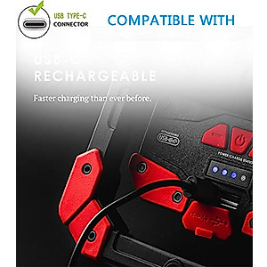 TODOO USB C Fasting Charging Cable Compatible with NEBO Omni 2K, 12K, LUXTREMEThruNite T2, TT20 OLIGHT Marauder 2, X7R Marauder Rechargeable Flashlight -(5FT)