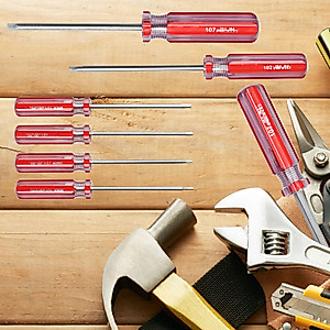 Hex Screwdriver Set Metric MM Sizes 7PCS Precision 1.5mm 2.0mm 2.5mm 3.0mm 4.0mm 5.0mm 6.0mm Allen Wrench for TRX4 Arrma Helicopter Drone Boat RC Cars Quadcopters and More (7)