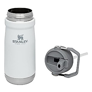 Stanley IceFlow Stainless Steel Water Jug with Straw, Vacuum Insulated Water Bottle for Home and Office, Reusable Tumbler with Straw Leakproof Flip, 17 ounces
