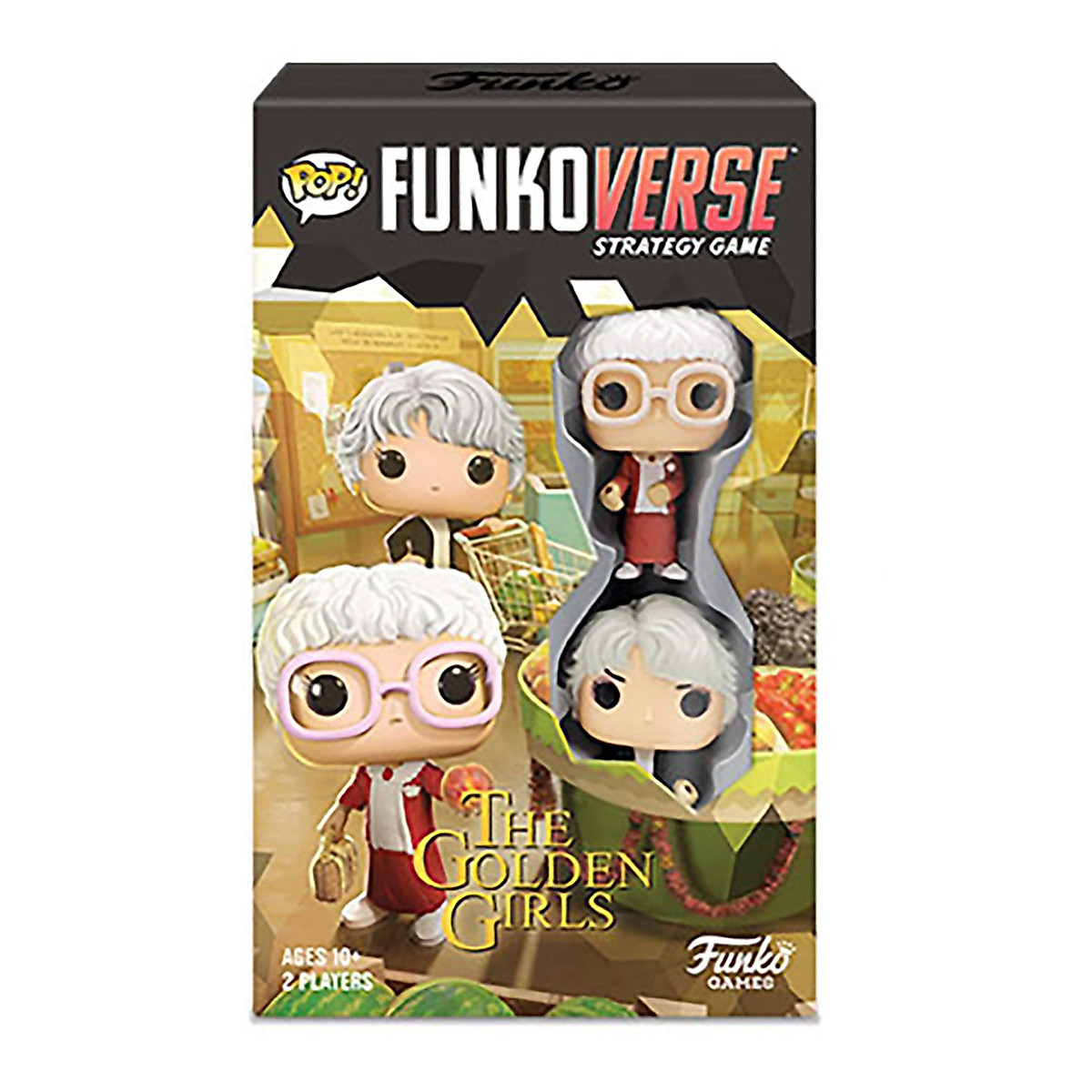 Funko Games Funko POP! Funkoverse 101-Expandalone - (English) Golden Girls Board Game - Light Strategy Board Game for Children & Adults (Ages 10+) - 2-4 Players - Collectible Vinyl Figure - Gift Idea