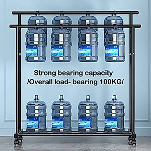 ZBYL Clothes Rack Garment Rack with Shelf Bottom, Metal Freestanding Mobile Clothing Closet Rack, Portable Rolling Clothes Organizer on Wheels, 100×131cm (Color : White, Battery *1 : 150x151cm)