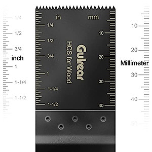 15PCS Universal Oscillating Tool Oscillating Saw Blades, Oscillating Multitool Quick Release Saw Blades for Wood Metal Plastics, Fit Fein Multimaster Porter Cable Bosch Ryobi Dewalt Milwaukee Rockwell