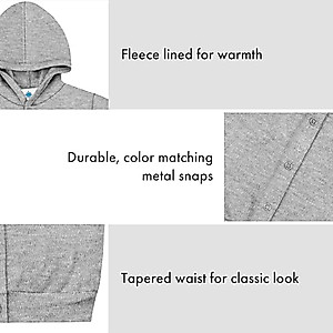 Creative Knitwear College Baby NCAA Officially Licensed Snap Hooded Jacket - LSU Tigers LSU + Tiger Eye Logo - Oxford - 3-6 Months