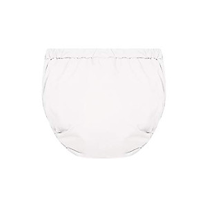 Baby Swim Diaper Reusable Pool Swim Diapers for Baby Boys Girls Toddlers Waterproof Swimming Pants for Unisex Baby Swimming Lesson A White 18-24 Months