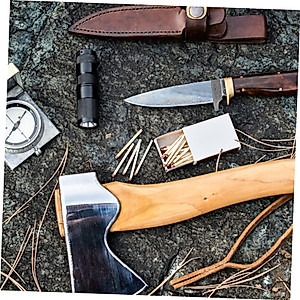 ORFOFE 2pcs Handle finger guard bolsters for knives kitchen knives finger guard guard protector making tools metal knives handle non-slip Stainless steel