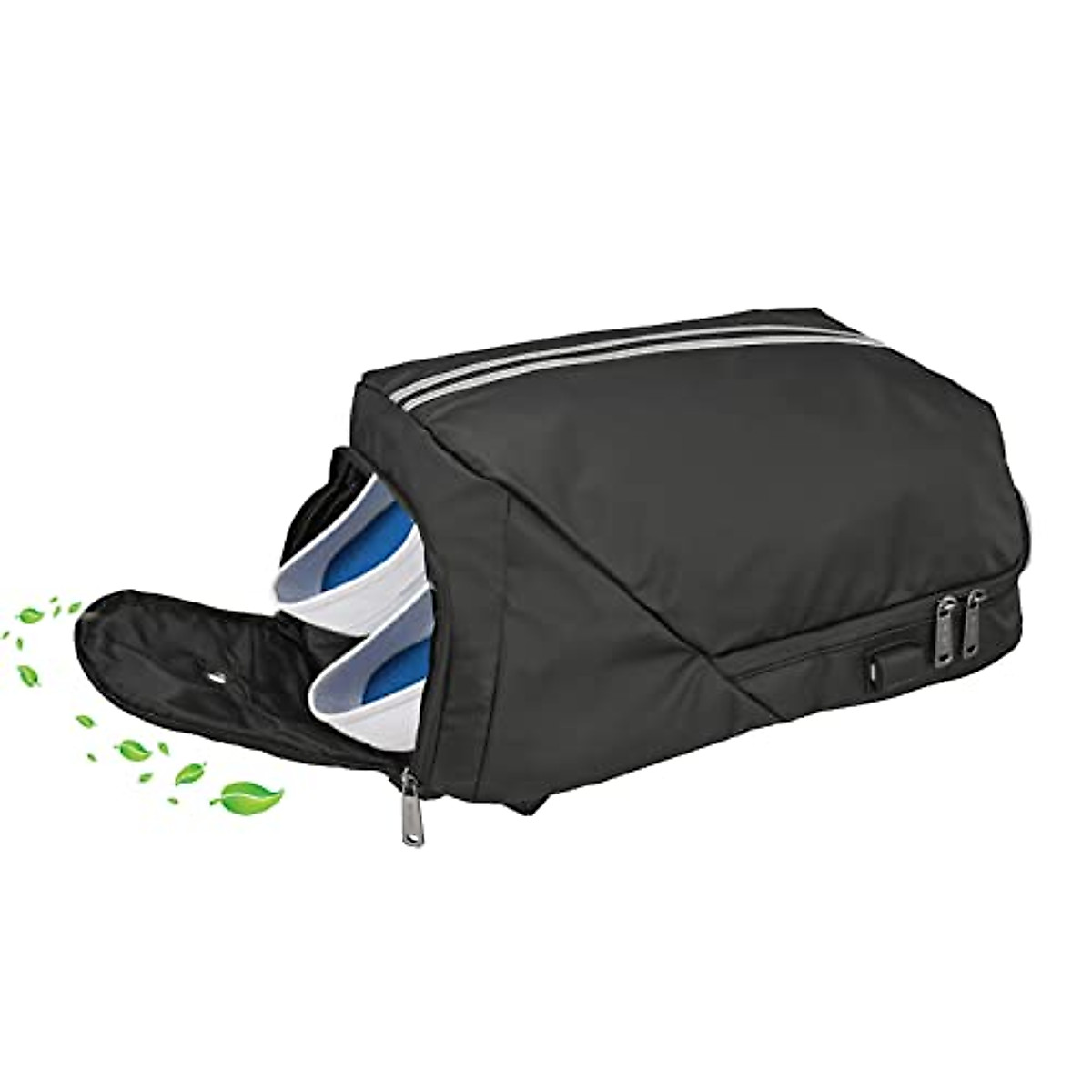 FAIRYLAND Backpack Multi-compartment Storage Sports Gym Backpack With Shoe Compartment Waterproof Biking, Hiking Backpack, Durable Anti Theft College School Backpack Fits Laptop, Black