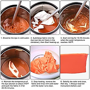 HTVRONT Fabric Dye for Polyester, Synthetic Fabric Dye - Large Capacity 60g Polyester Fabric Dye - Vibrant Polyester Dye for Plastic, Silicone, Fabric Coloring and Renewal (Pink)