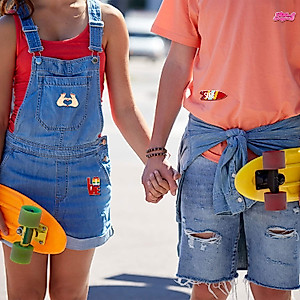 Hicarer 24 Pieces Cute Lapel Pin Set Cartoon Brooch Pin Badges Brooch Pins Clothing Bags Jackets Accessory for Valentine's Day