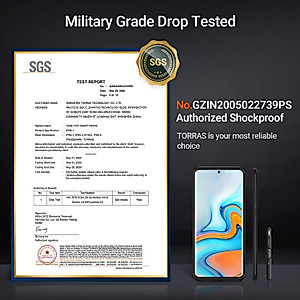 TORRAS Shockproof Designed for Galaxy Note 20 Case 6.7 Inch, [Military Grade Drop Tested] Translucent Matte Back with Soft Edge Slim Protective for Samsung Galaxy Note 20 Case (2020), Mystic Black