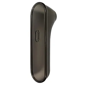 TUDIA [SKN] Full Body Soft TPU Travel Carrying Case Compatible with iHealth No-Touch Forehead Thermometer (PT3) [CASE ONLY] (Black)