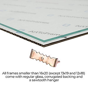 ArtToFrames 11x14 inch Satin Black Picture Frame with 2 Inch Single Deep Red Mat, SingleMat-FRBW26079-11x14-1459