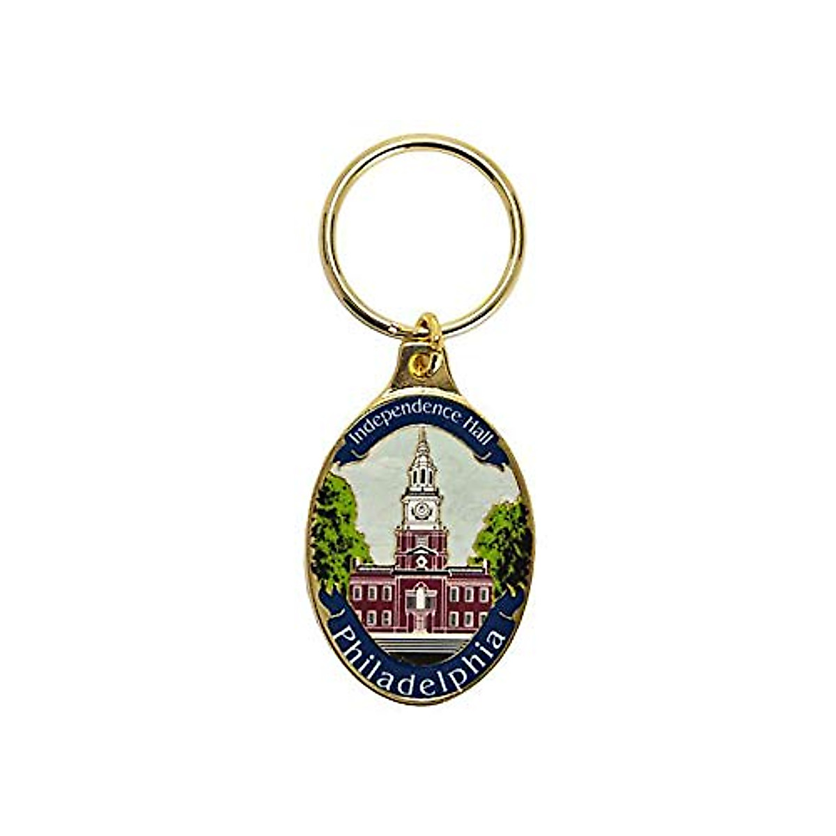 Philadelphia Independence Hall Daytime Keychain