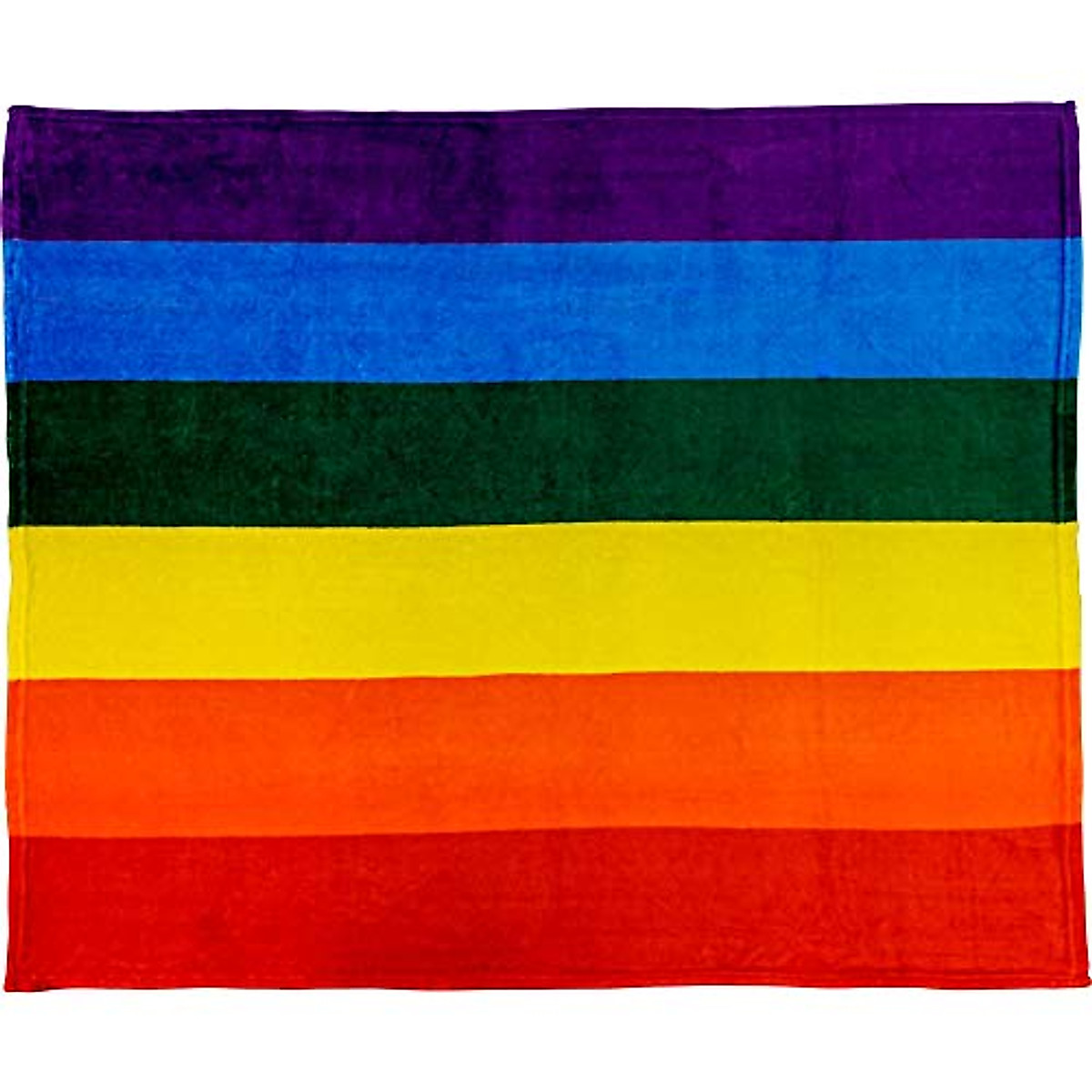 Infinity Republic - Rainbow Pride Soft Fleece Throw Blanket - 50x60 Perfect for Living Rooms, bedrooms, Kids' Rooms, Outdoors