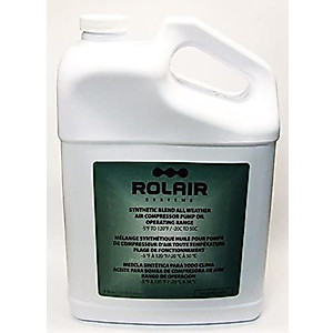 Rolair 1 Gallon (Bottle) All-Weather Synthetic-Blend Air Compressor Oil