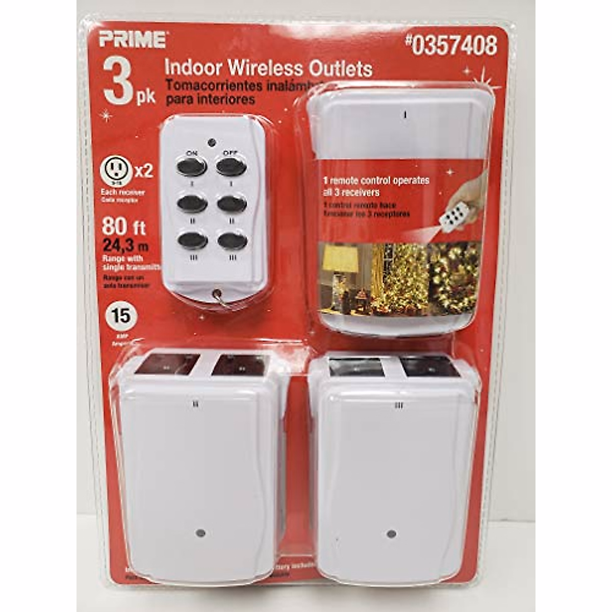 Remote Control Power Strip - 3 Wireless Receivers