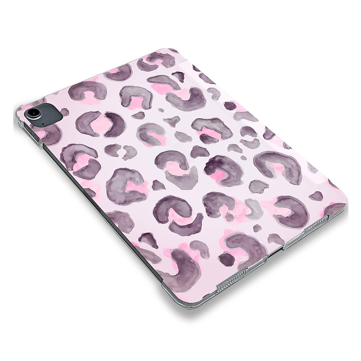 Pink Leopard Cheetah Animal case Compatible with iPad Mini Air Pro 7.9 8.3 9.7 10.2 10.9 11 12.9 inch Pattern Cover New 2022 2021 Trifold Stand 3 4 5 6 7 8 9 Generation 263 (12.9 iPad Pro 3/4/5 gen)