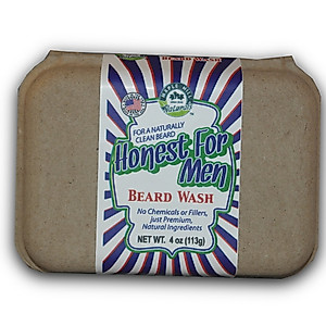 Honest For Men Original Scent Beard Wash 5 Bar Value Pack - 100% All Natural Ingredients - Best Beard Shampoo and Conditioner for a Healthy Beard - Hand Crafted in U.S.A.