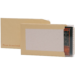Q-Connect KF3518 Board-Back Envelope 238x163mm 115gsm Peel and Seal (Pack of 125) - Manilla