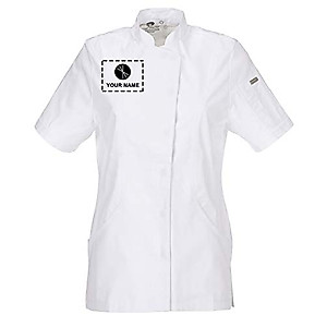 Chef Works Custom Womens Springfield White Chef Coat - M
