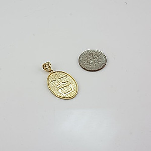 14K Yellow Gold Chinese "Good luck" Symbol Pendant
