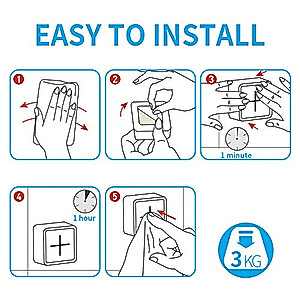 KAIYING Kitchen Towel Hook, Self Adhesive Dish Towel Holder for Kitchen Cabinet Door, Push Towels Holder Wall Mounted for Bathroom and Home, No Drilling (3 Pack_Black)