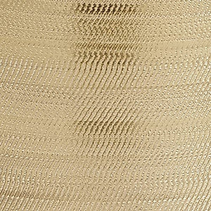 Deco 79 080028 Modern Metal Decorative Indoor Outdoor Planter, Flower Pot for Living Room, Kitchen, Office, Patio Entryway, 6", 5"W, Gold