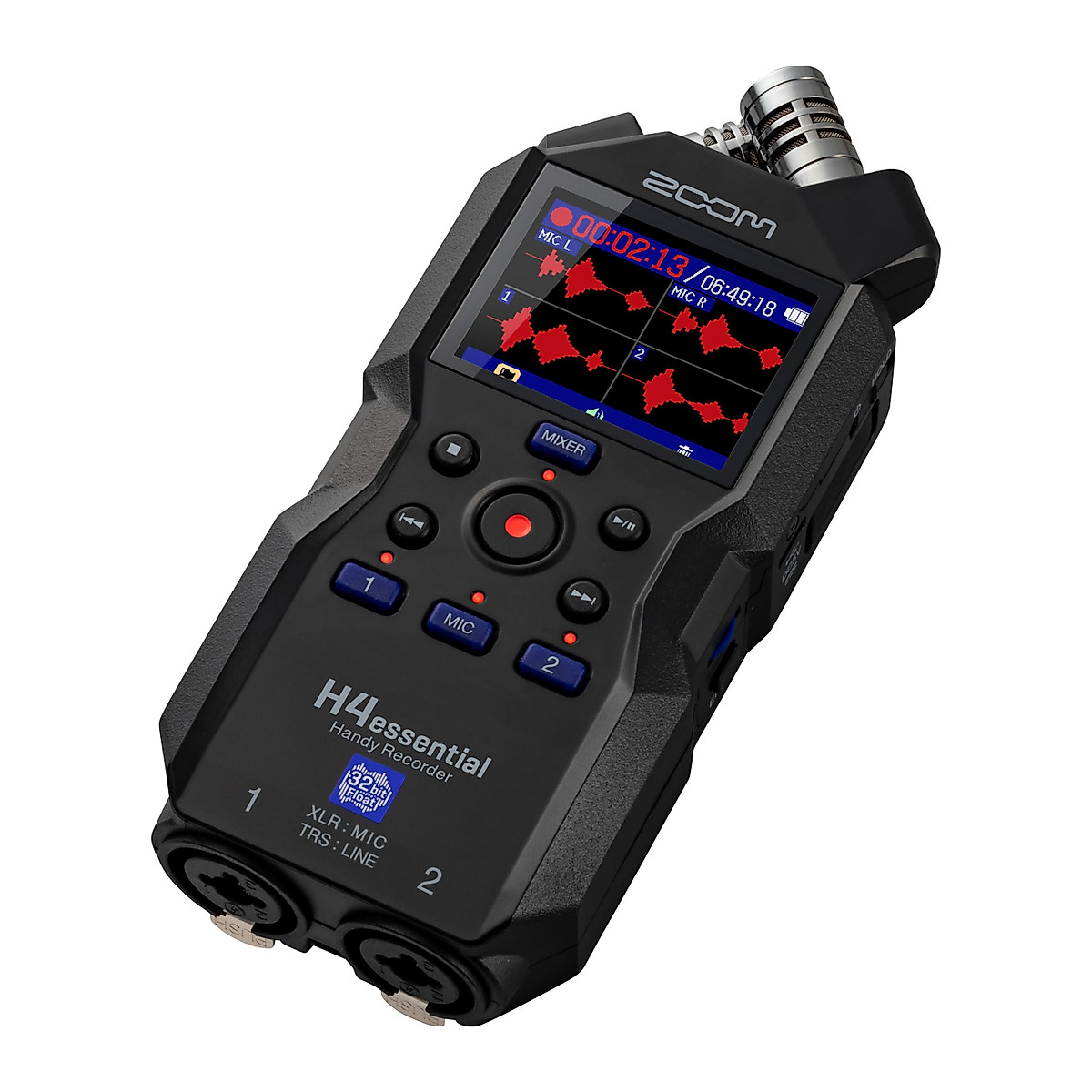 Zoom H4essential New H4n 4-Track Recorder with Ritz Gear Professional Video, Cinema and Broadcasting Shotgun Microphone for Indoor & Outdoor Film, Interview & Studio Complete Recording Kit (Black)