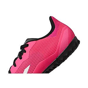 adidas X SPEEDPORTAL.4 Turf Soccer Shoe, Team Shock Pink/White/Black, 3.5 US Unisex Little Kid