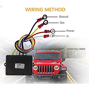 IVONNEY Ggeneric Wireless Winch Remote Control Kit Universal 12V Handset Switch Controller 100 Feet for ATV Truck Jeep SUV Car