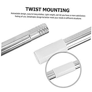 Cabilock Extendable High Areas Reach Indoor Retractable Pole Easy Clothes Clothesline Clothing Stainless Clo Telescoping Household Stick Long Detachable Cm Outdoor Top for Adjustable Rod