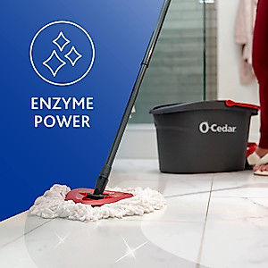 O-Cedar EasyWring Microfiber Spin Mop and Bucket Cleaning System + Lavender Pac (Variety Pack)