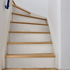 NuWallpaper NU2873 Poplin Texture Peel & Stick Wallpaper, Grey