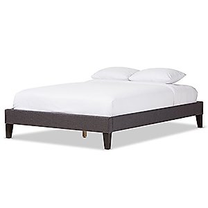 Baxton Studio 424-6991-AMZ Platform, Full, Grey