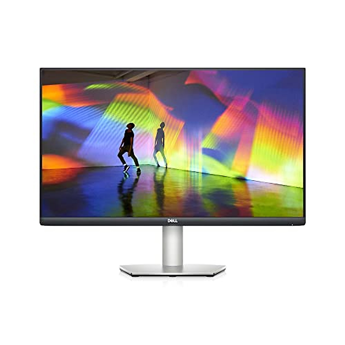 Dell S2721H 27-inch Full HD 1920 x 1080p, 75Hz IPS LED LCD Thin Bezel Adjustable Gaming Monitor, 4ms Grey-to-Grey Response Time, Built-in Dual Speakers, HDMI ports, AMD FreeSync, Platinum Silver