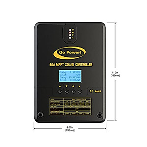 Go Power GP-MPPT-PRO-60 MPPT Flush-Mount Remote Display