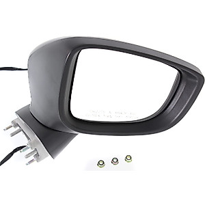 Kool Vue Driver & Passenger Side Power Mirrors for Toyota Yaris iA 2017-2018 With Signal Light Paintable