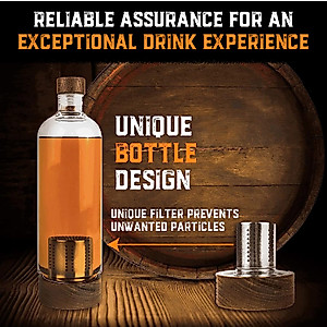 Complete Whiskey Infusion Kit (4 Wood Chips, Orange and Cinnamon Peels) - Whiskey Making Kit Gift Sets for Men - Craft Your Own Whiskey Flavors - Unique Bourbon Gifts for Men